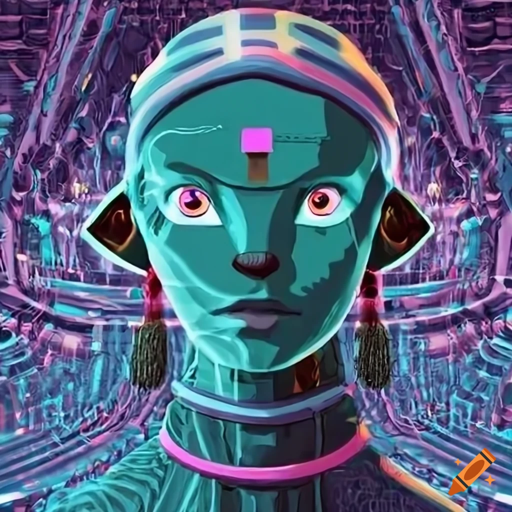 Avatar pc computer internet cyber style on Craiyon