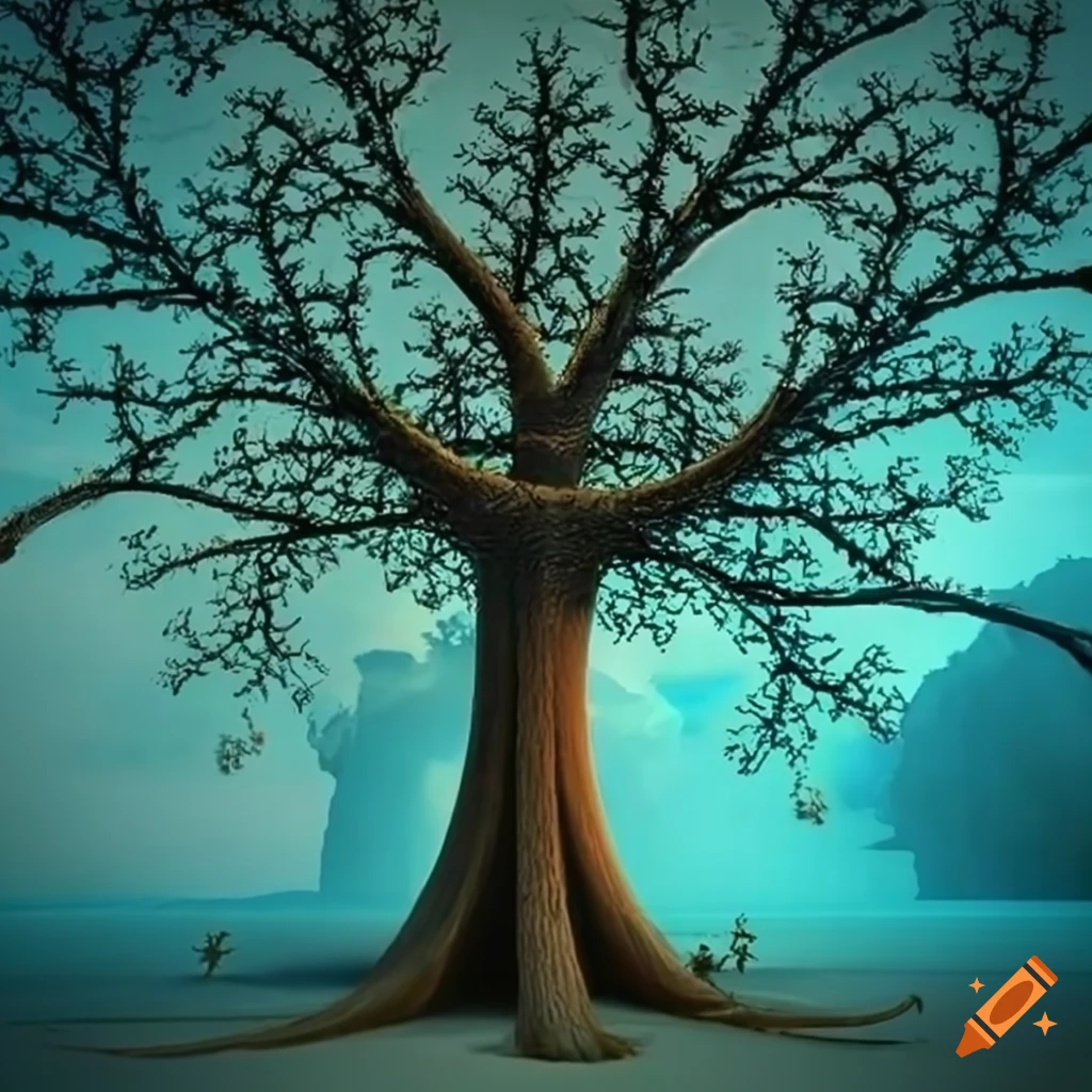 Fractal trees on Craiyon