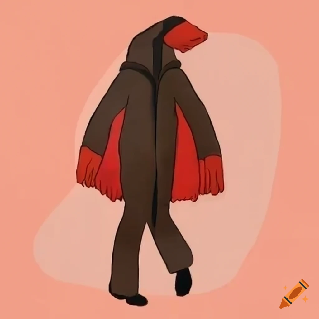 Cartoon character dancing in a humorous manner on Craiyon