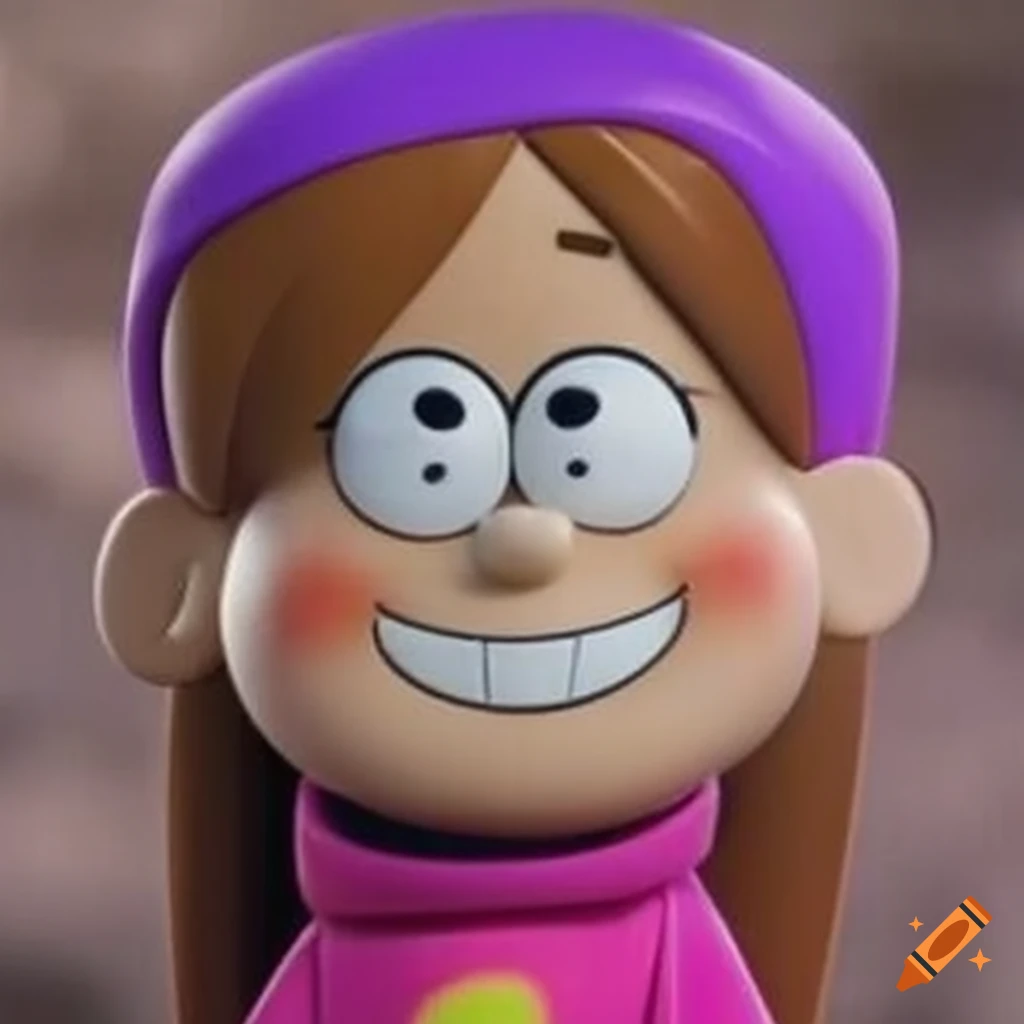 Mabel pines transforming into a robot on Craiyon