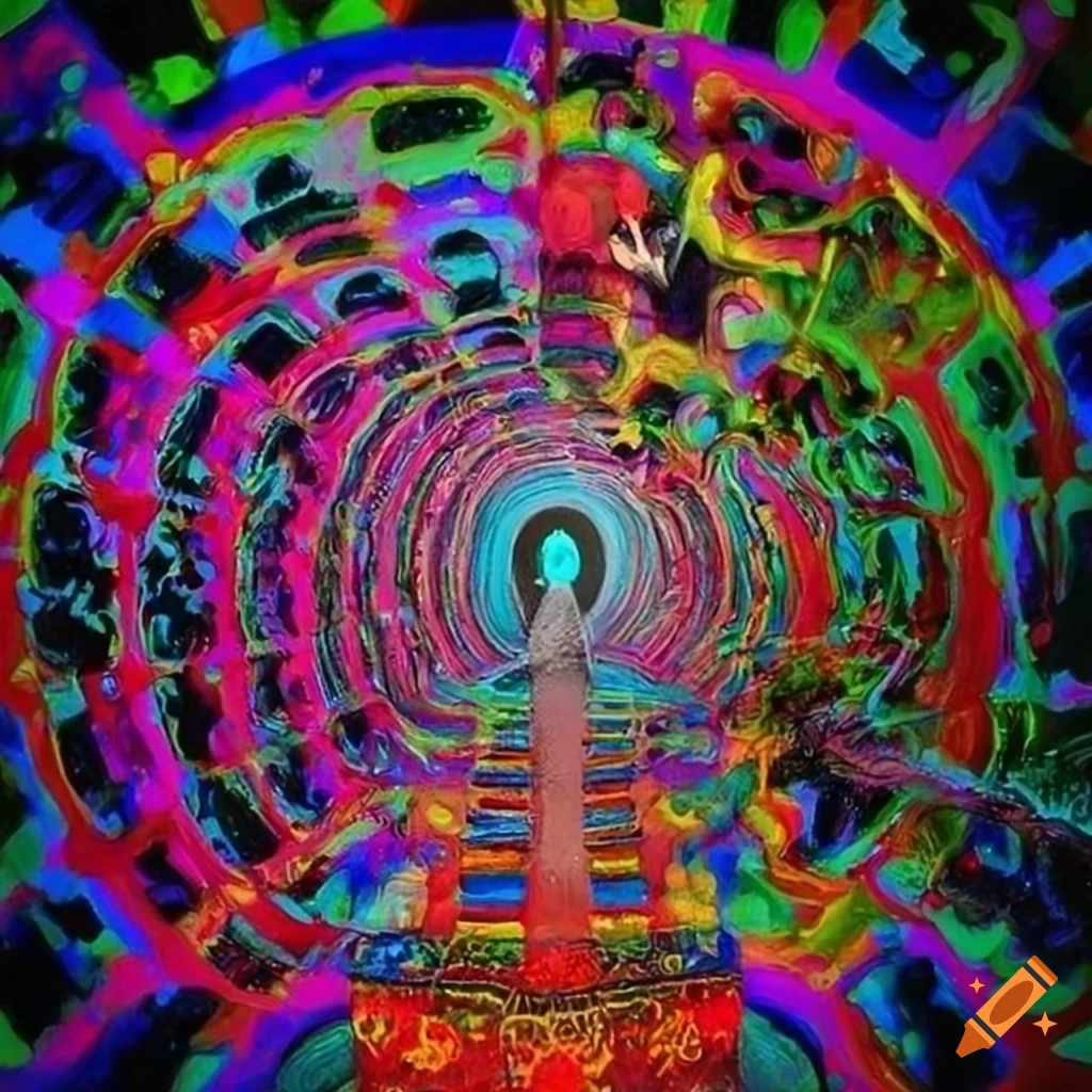 Original artwork with chaotic and expressive aesthetic on Craiyon