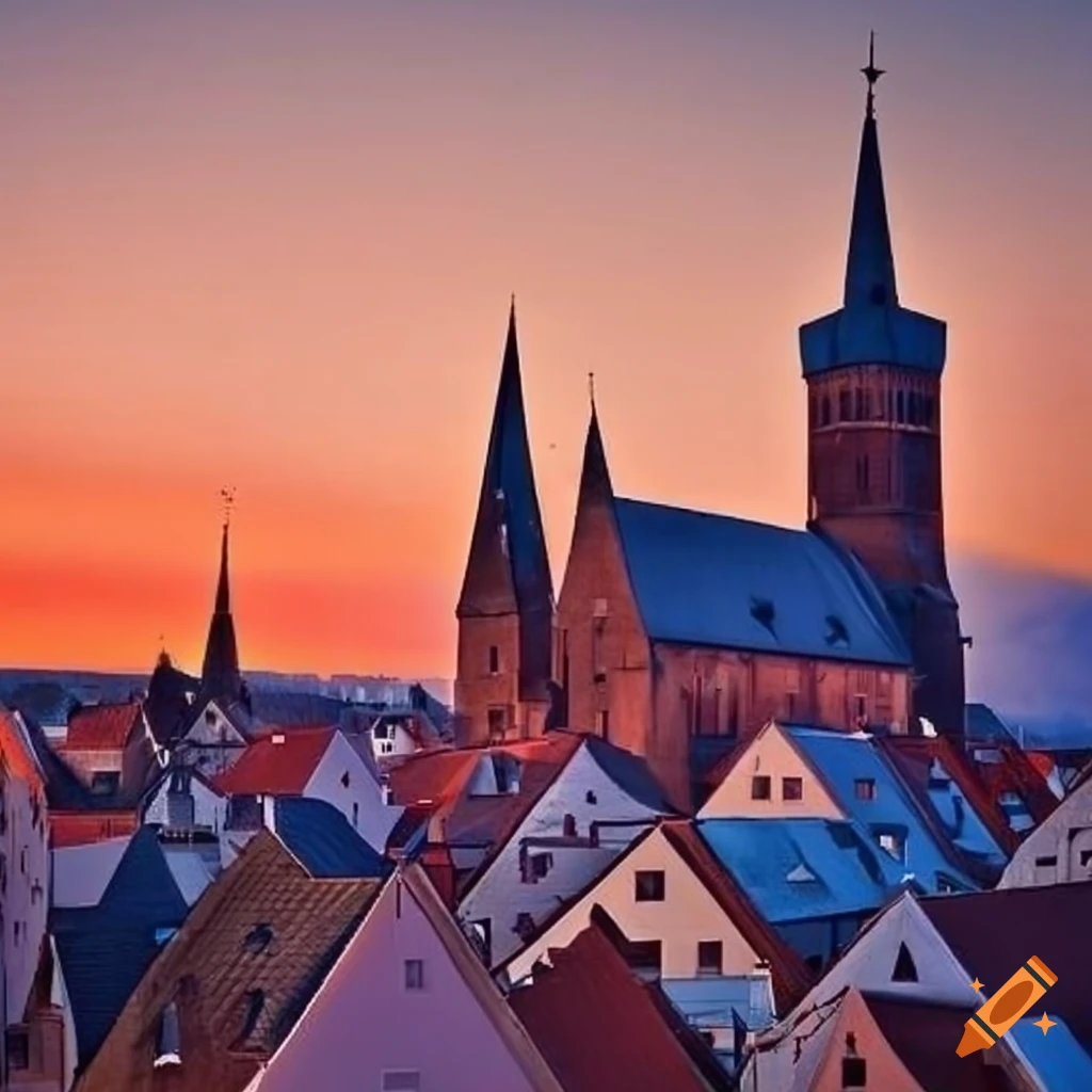 Bretten town in germany on Craiyon