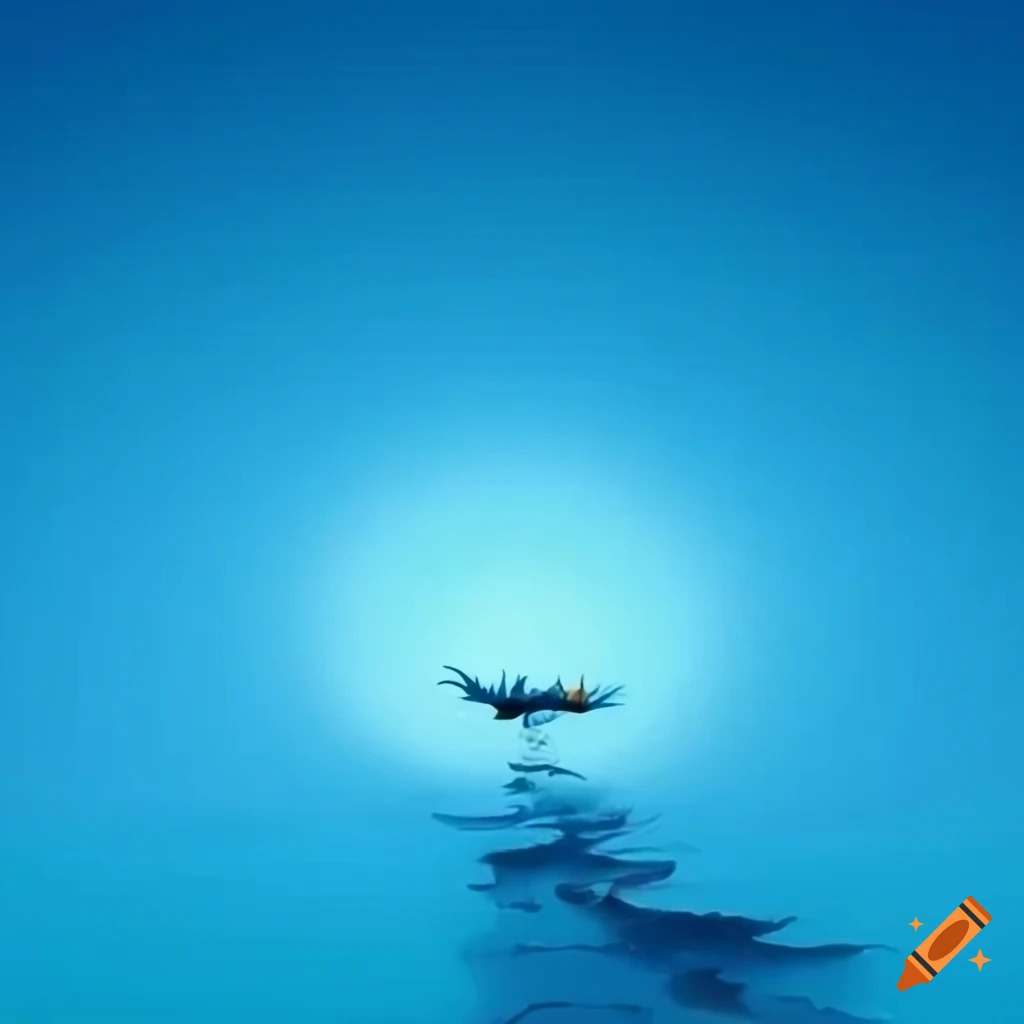 Sunny blue sky in the style of tim burton on Craiyon