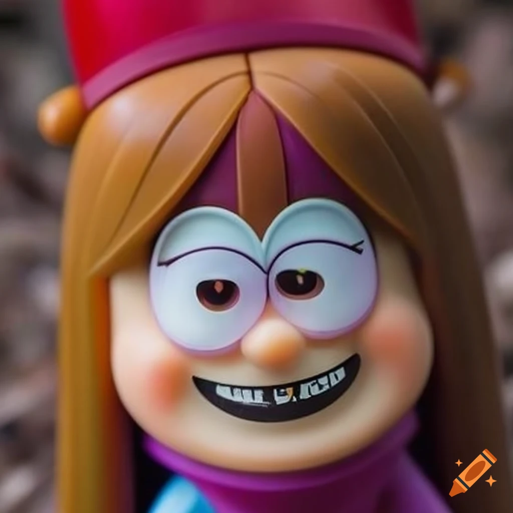 Mabel pines transforming into a robot on Craiyon