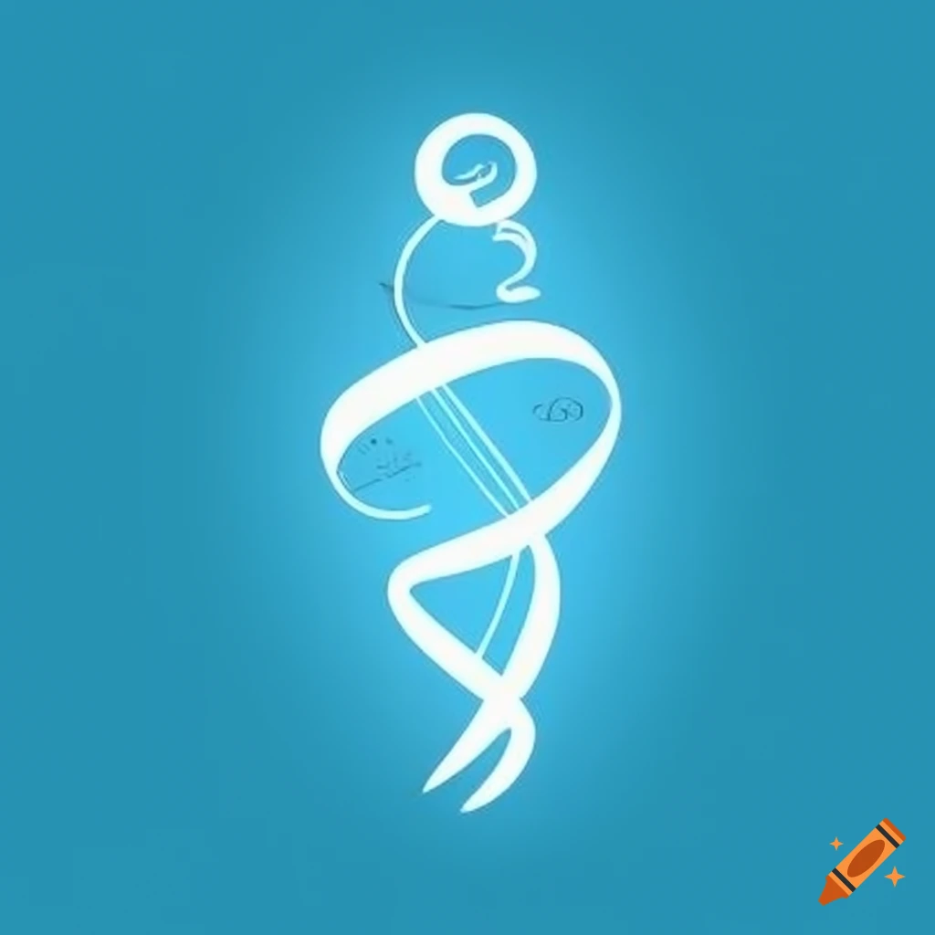 Minimalist and professional nursing agency logo in light blue with ...