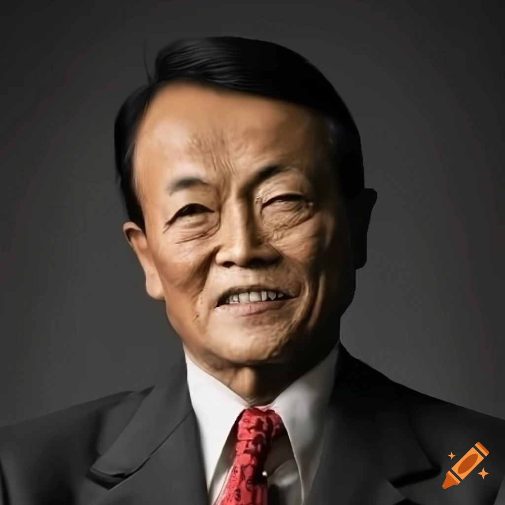 Japanese politician in traditional attire on Craiyon