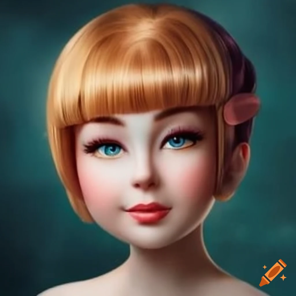 Photo-realistic mabel pines as the goddess venus on Craiyon