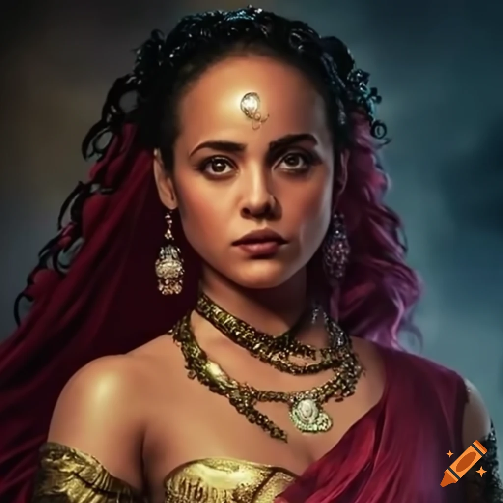 Nathalie emmanuel as an east indian inspired high fantasy slave girl ...