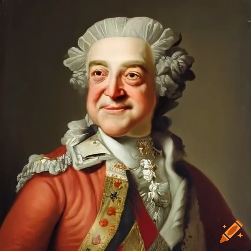 18th century portrait of french nobility by john goodman on Craiyon
