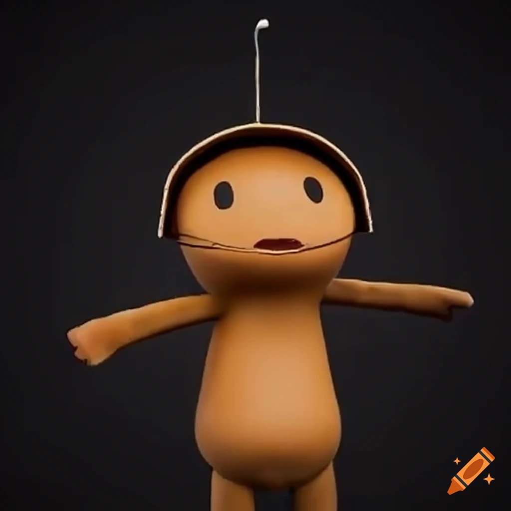 Cartoon character dancing in a humorous manner on Craiyon