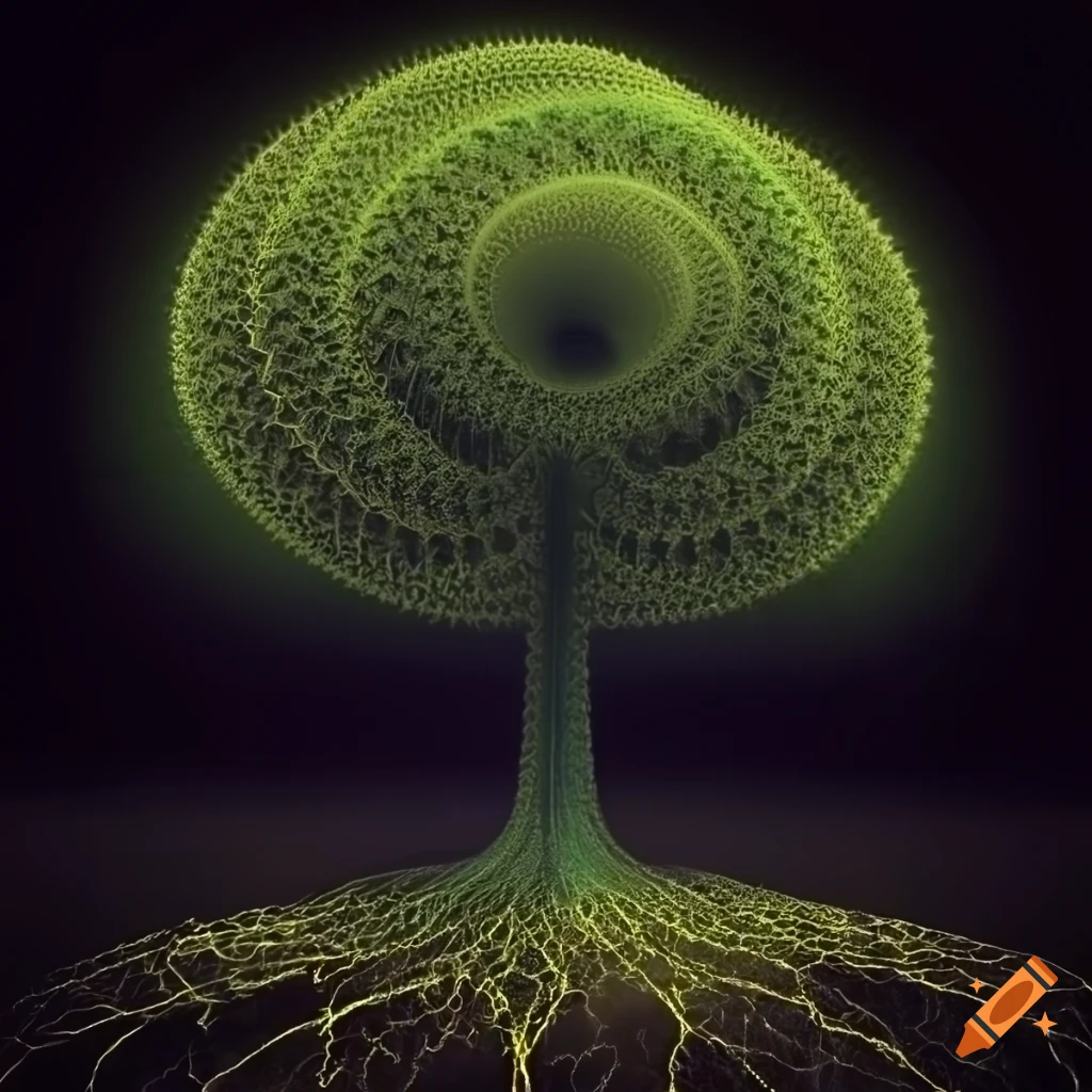 Fractal trees on Craiyon