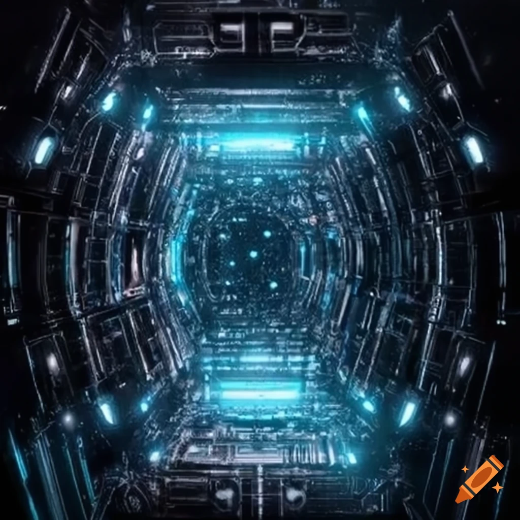 Sci-fi cell phone screen on Craiyon