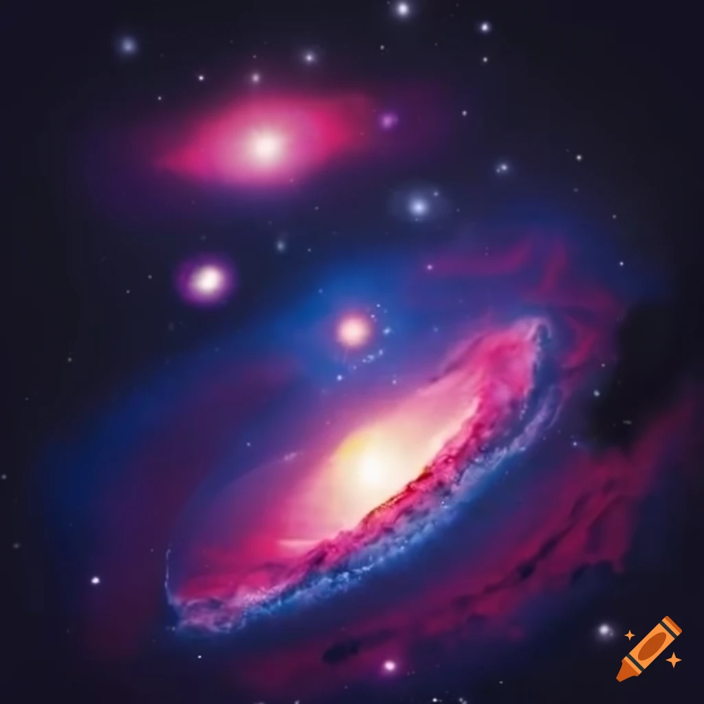 Space galaxy on Craiyon