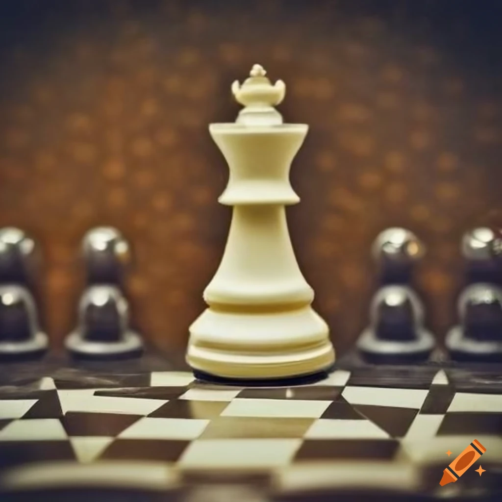 Abstract dreamlike romantic chess rendezvous in a French Cafe with the ...