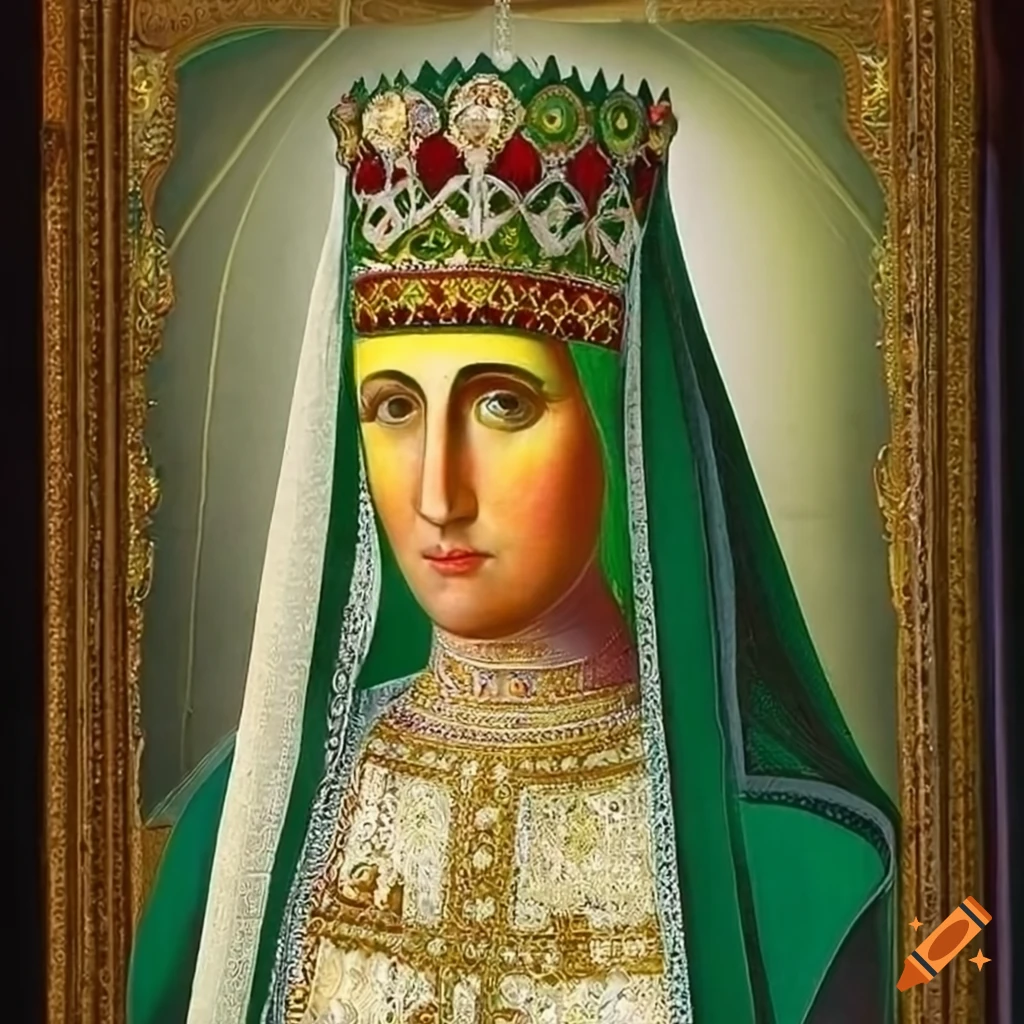Woman with green hair and fairy wings wearing a white and gold ...