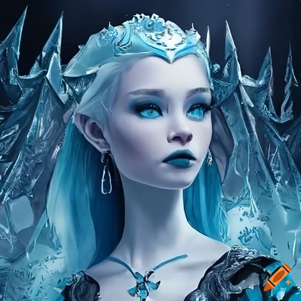 The ice queen on Craiyon