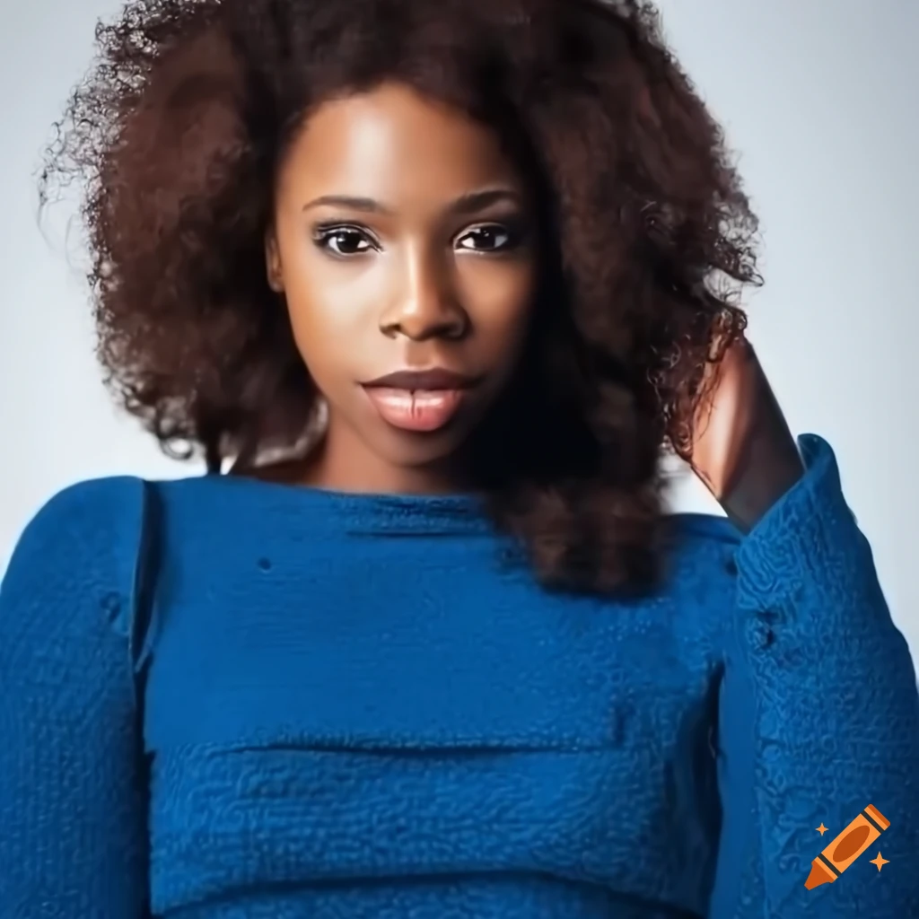 High definition portrait of a stylish 37-year-old black woman in ... High definition portrait of a stylish 37-year-old black woman in ...
