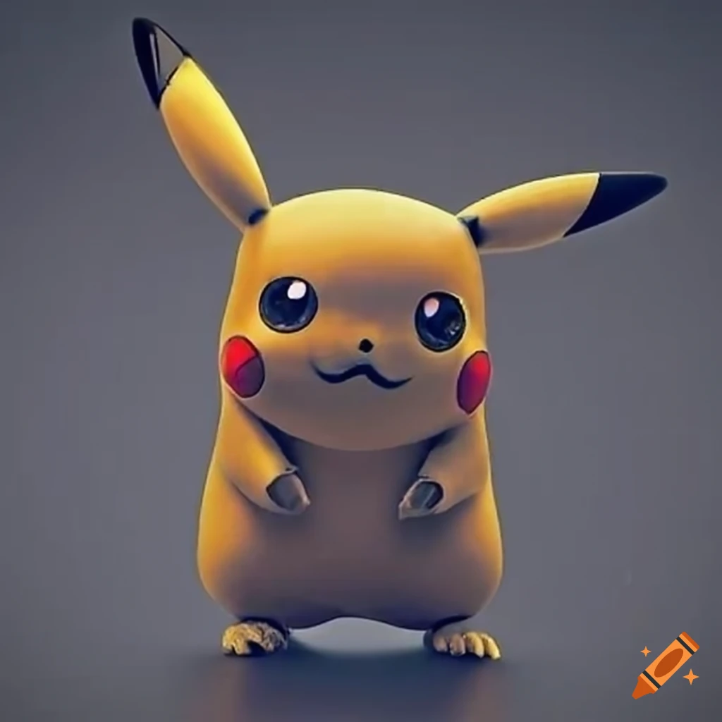 Carbon-robot version of pikachu on Craiyon