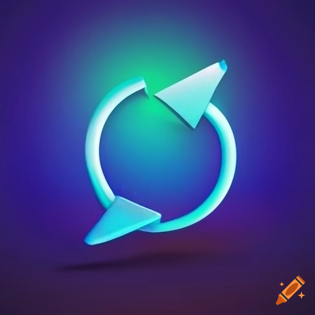 Restart symbol on Craiyon