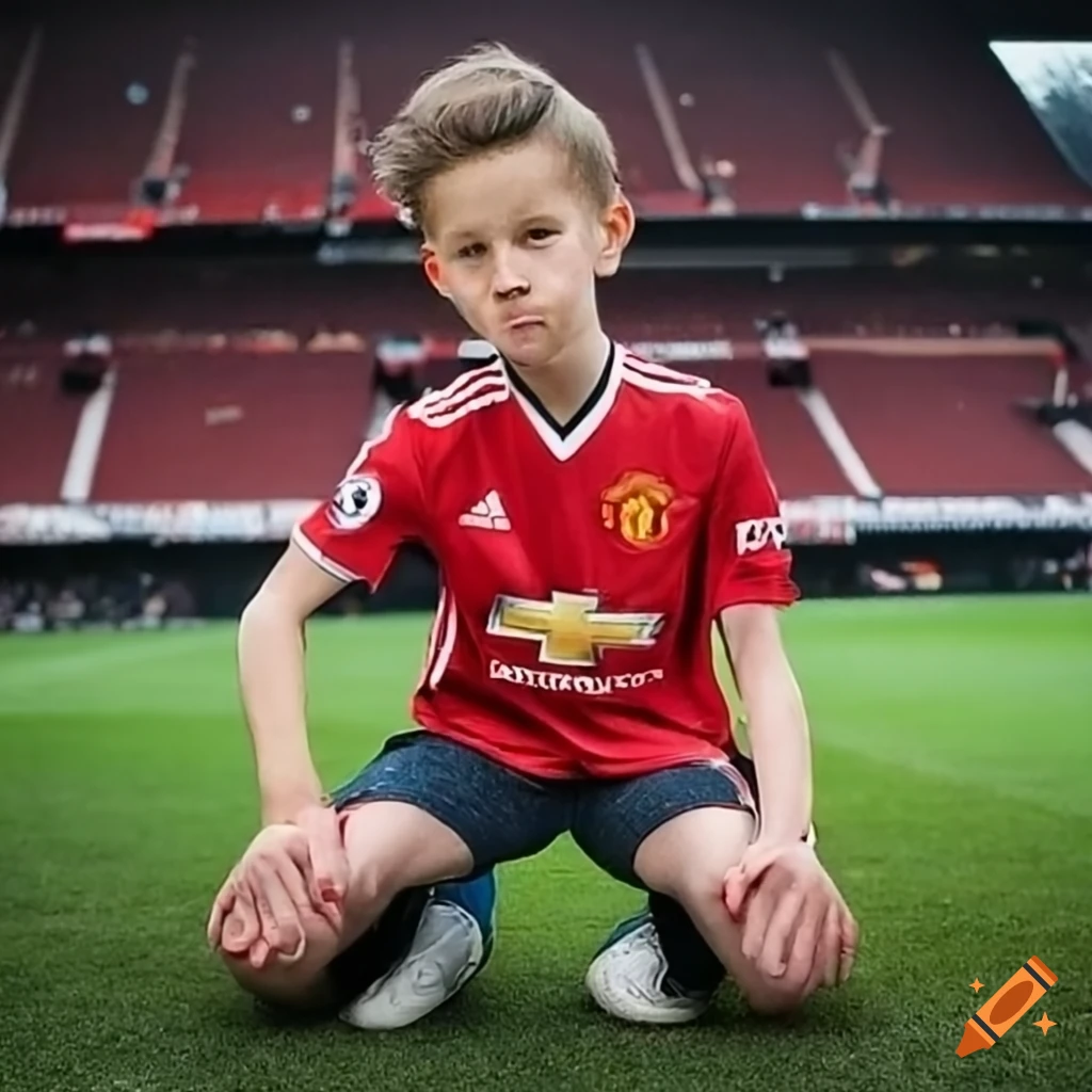 Manchester united fan boy on Craiyon