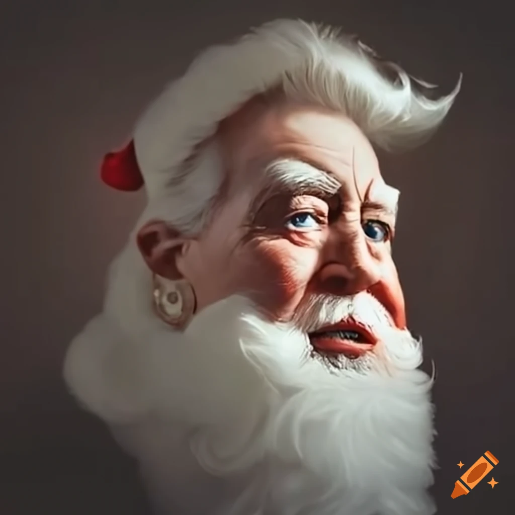 David lynch dressed as father christmas on Craiyon