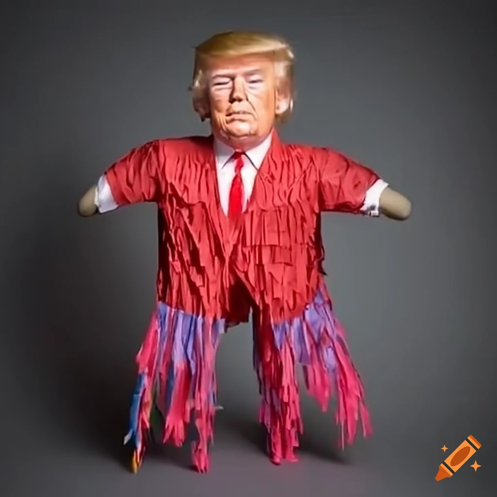 Piñata of a well-known figure on Craiyon