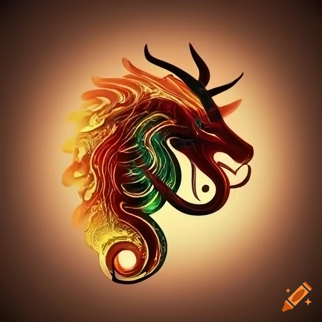 Chapter symbol for the verdant kirin reflecting harmony and balance ...