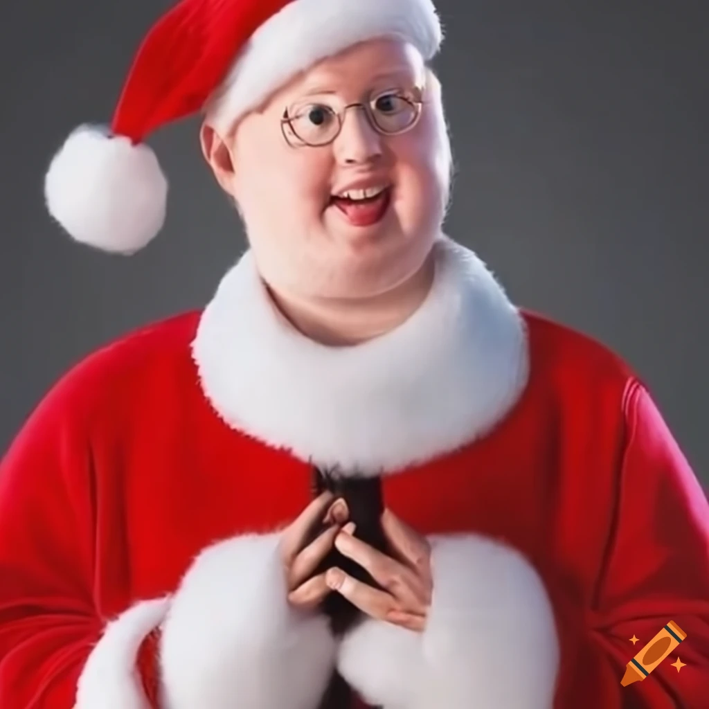 Matt lucas in santa claus costume on Craiyon