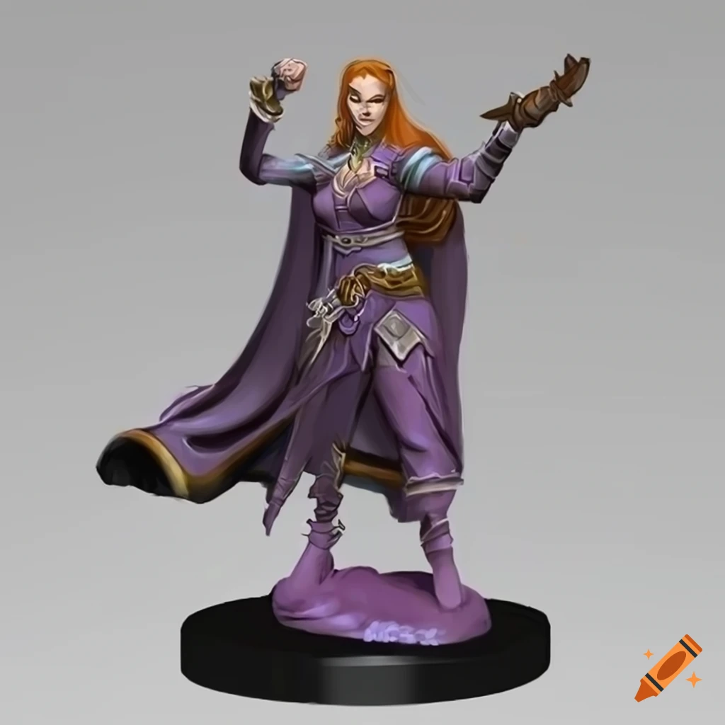 Female high elf wizard character from d&d on Craiyon