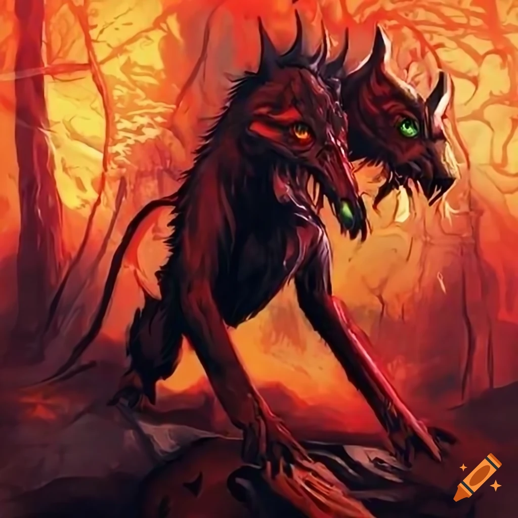 Hellhound on Craiyon