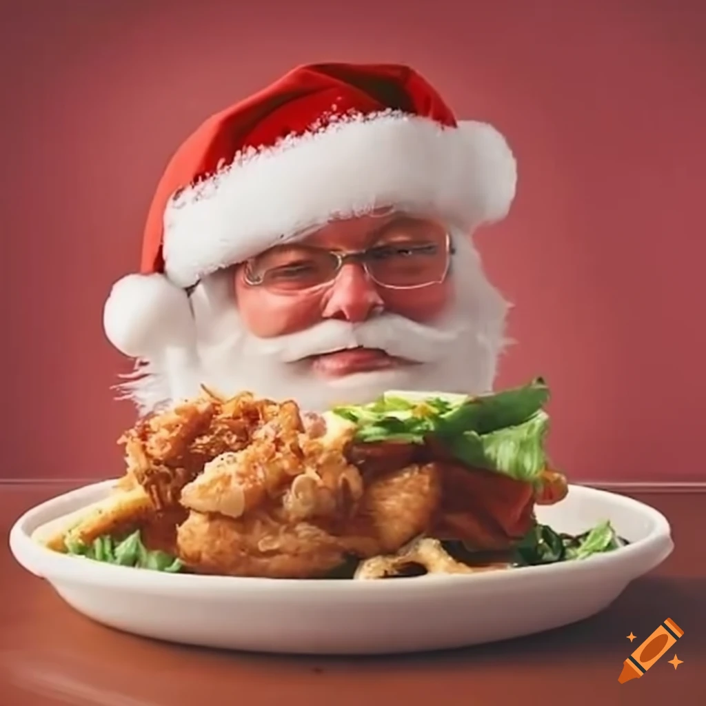 Chicken restaurant owned by santa claus on Craiyon