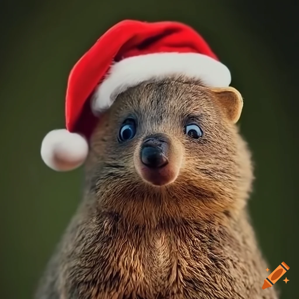 Christmas quokka on Craiyon