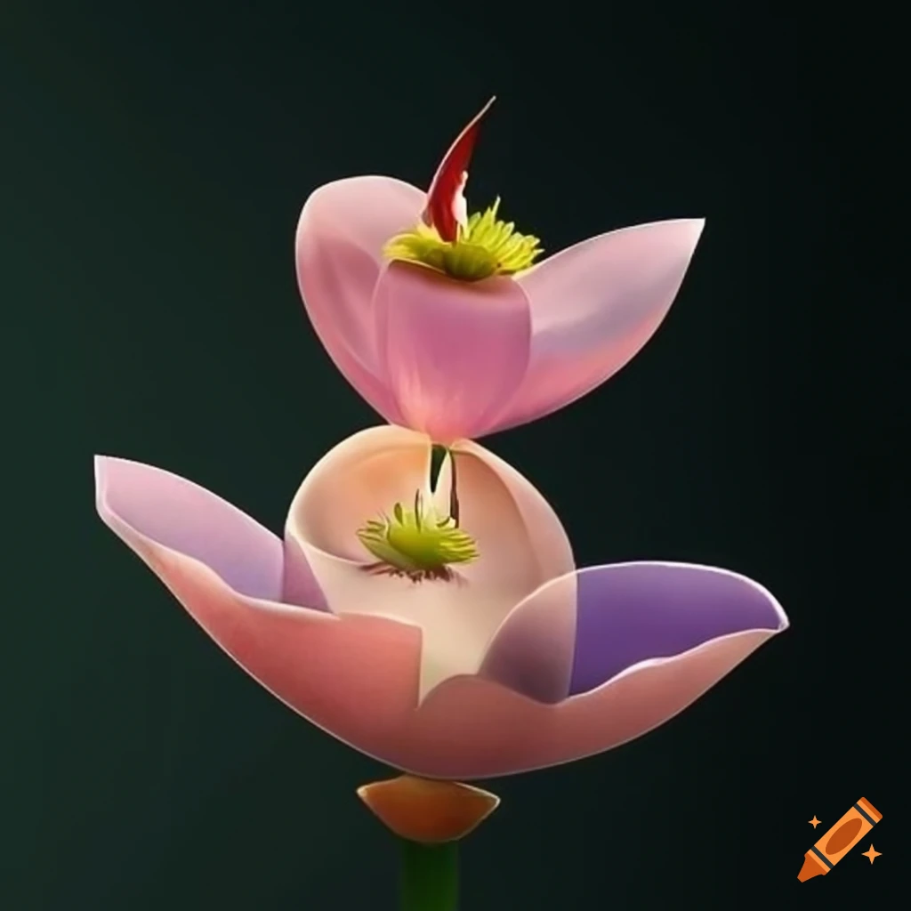 Alien flowers on Craiyon