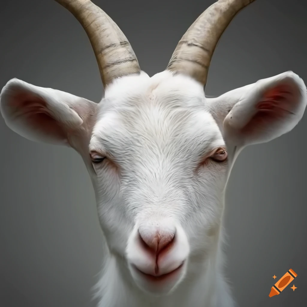 White goat on Craiyon