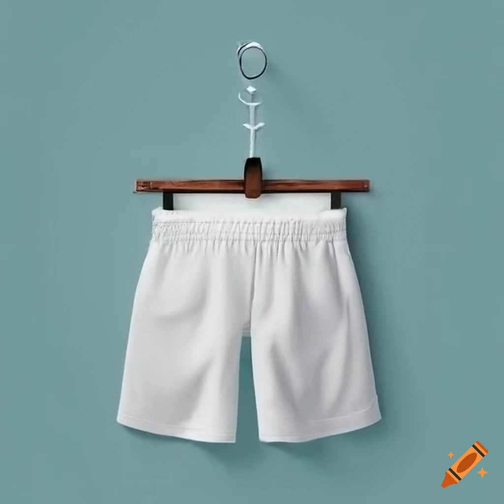 Pair of white shorts on Craiyon