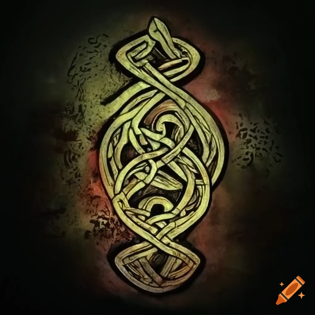 Irish celtic symbol graffiti on Craiyon