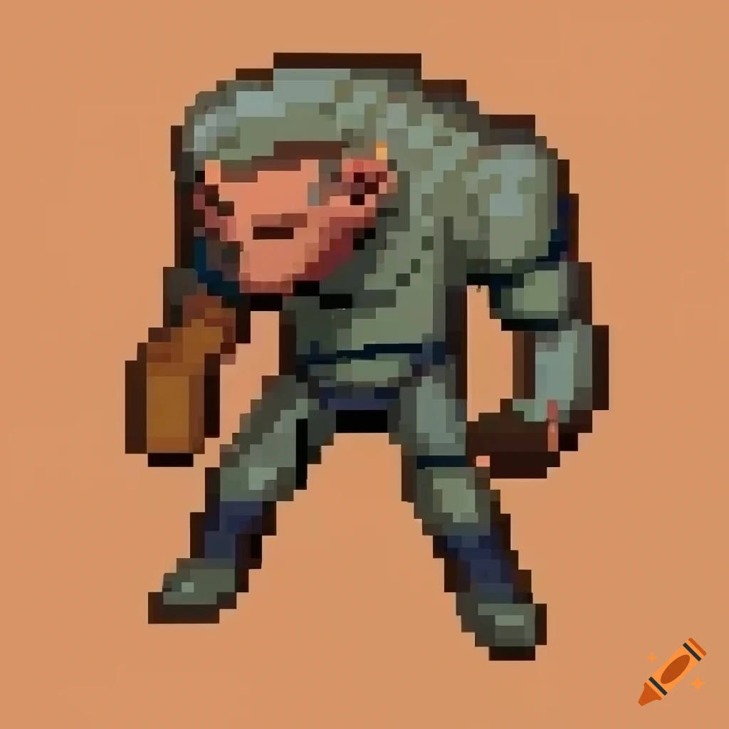 Pixel art of a ground in an rpg game on Craiyon