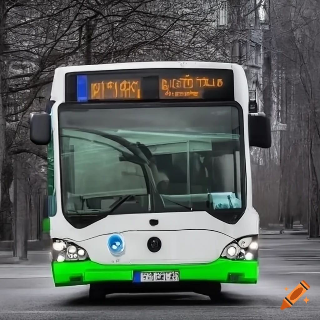Green and white Citaro C2 in Bialystok on Craiyon