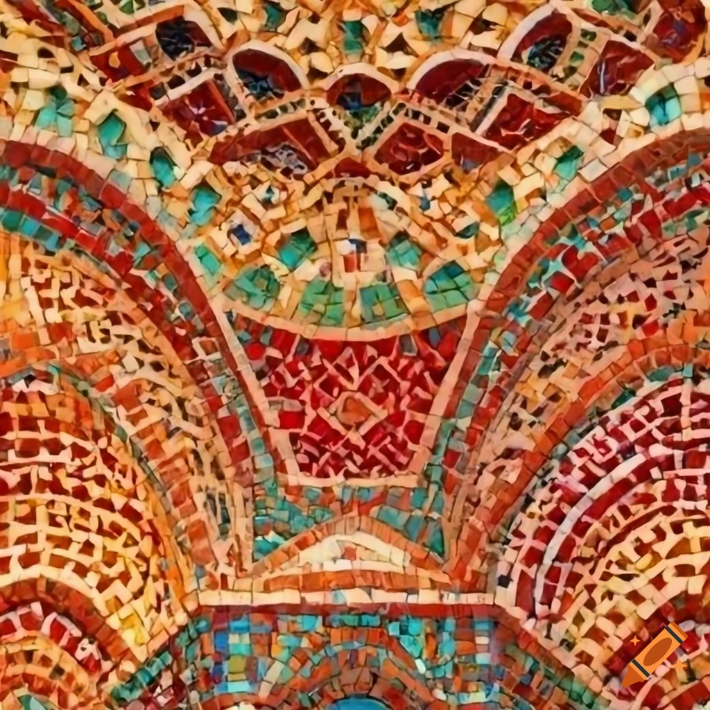 High resolution moroccan mosaic pattern on Craiyon