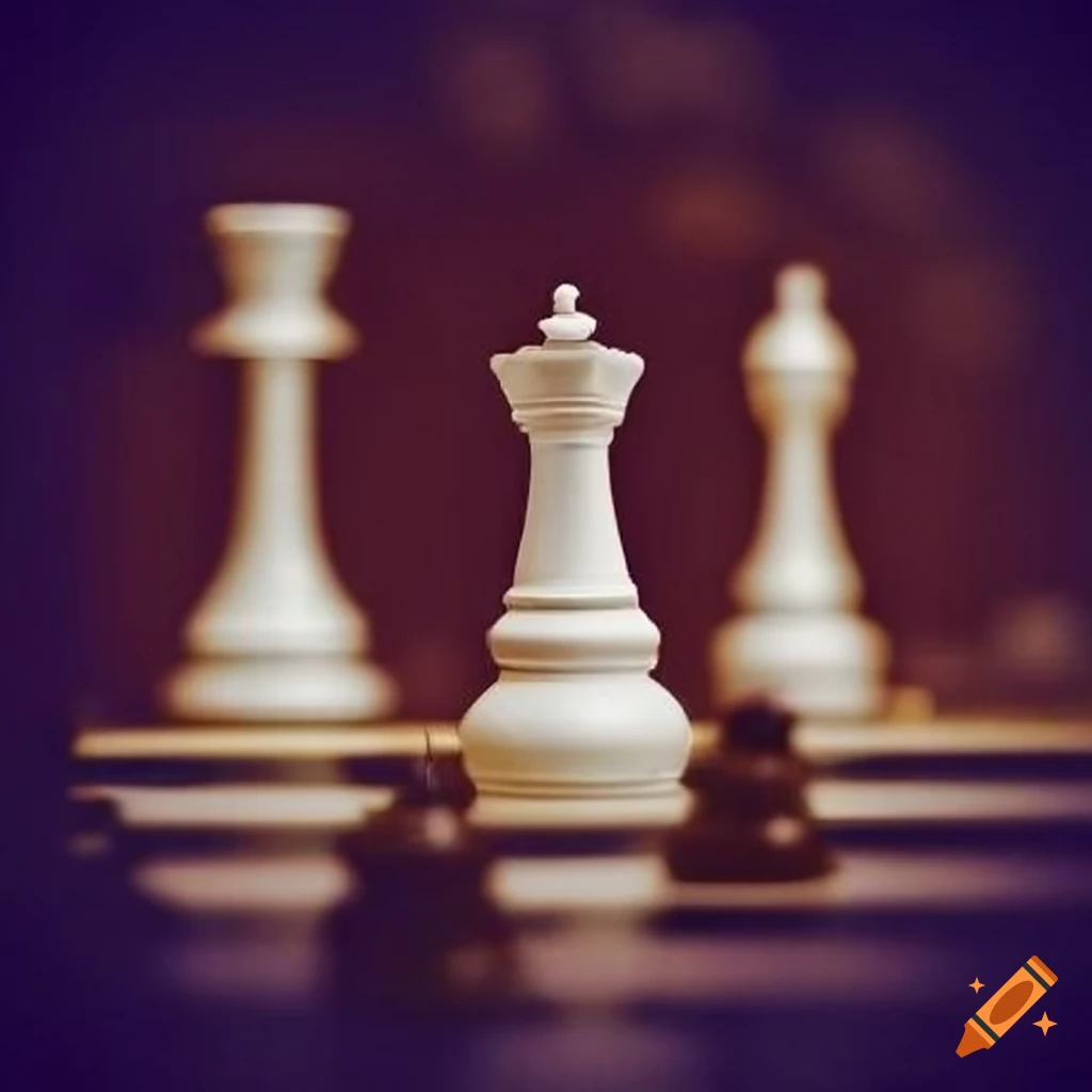 Abstract sweet dreamlike romantic chess game scene in a french cafe on ...