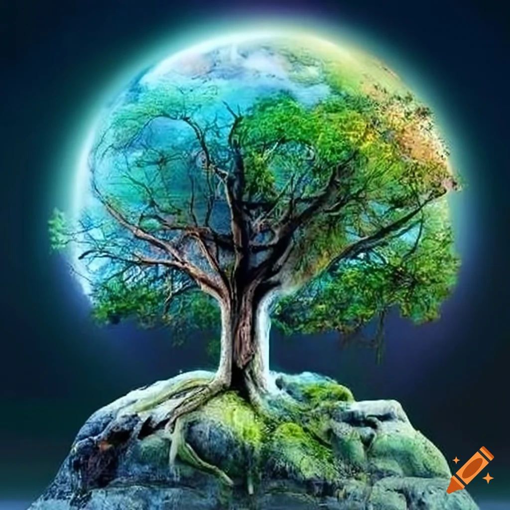 Tribute to the world tree on Craiyon