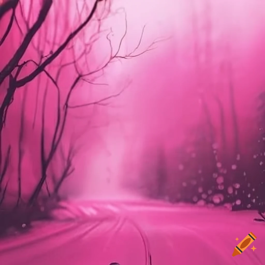 Pink rain abstract background on Craiyon