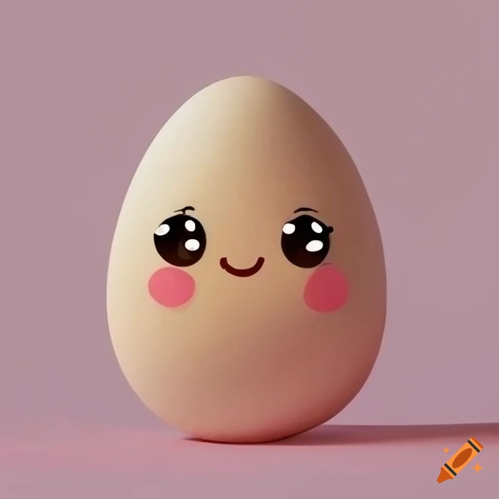 Cute egg on Craiyon