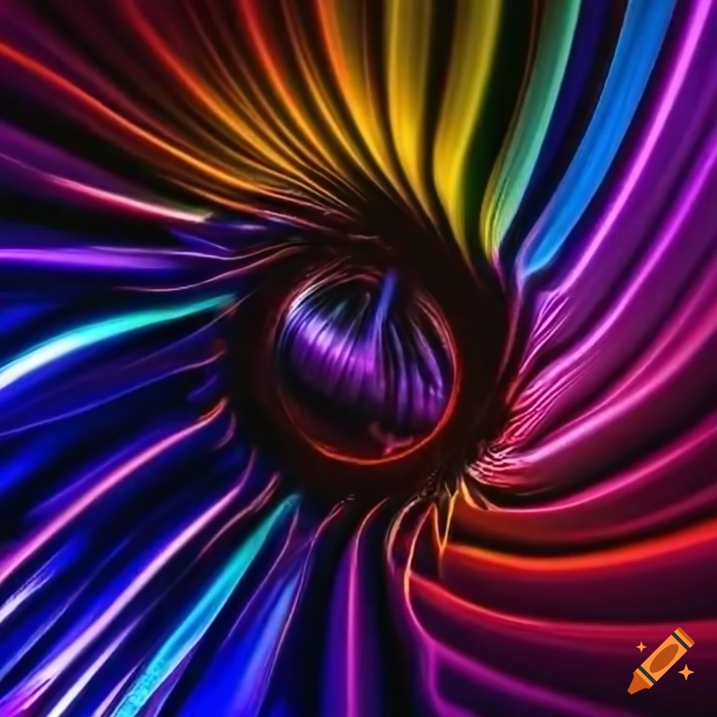 Multicolored laser background on Craiyon