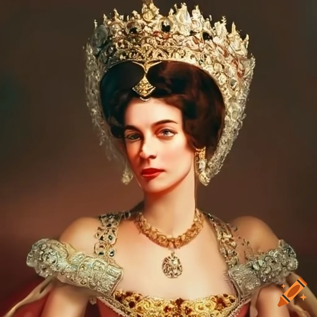 Russian queen on Craiyon