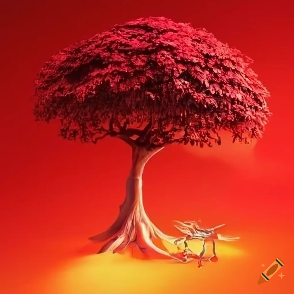 Ruby tree on Craiyon