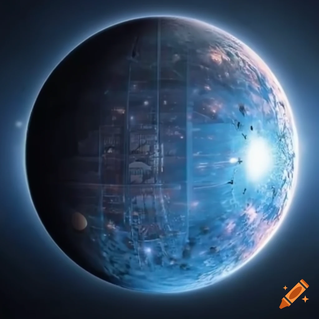 Solar system with killer drone factory and dyson sphere around the sun ...