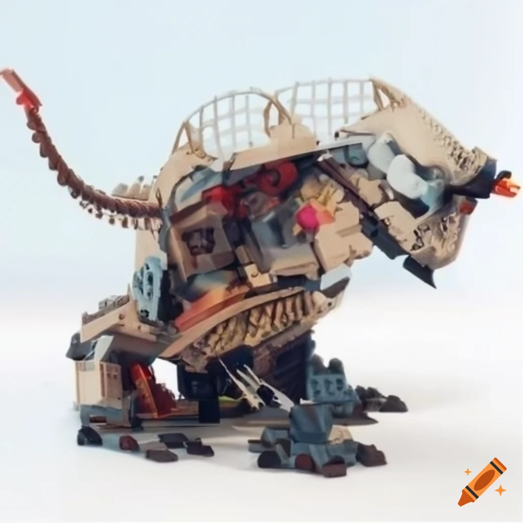 Surreal collection of strange transparent toys in a living room on Craiyon