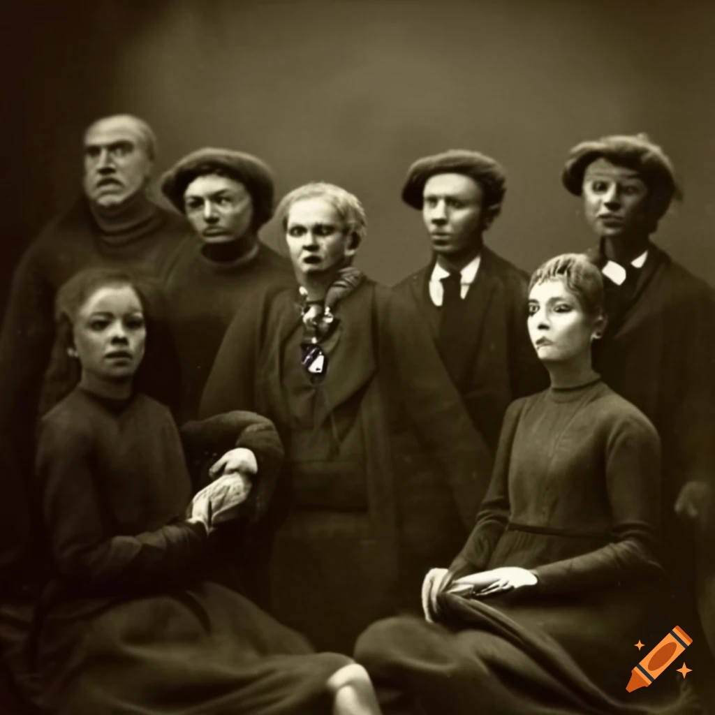 Mysterious group of people involved in an activity under divine ...