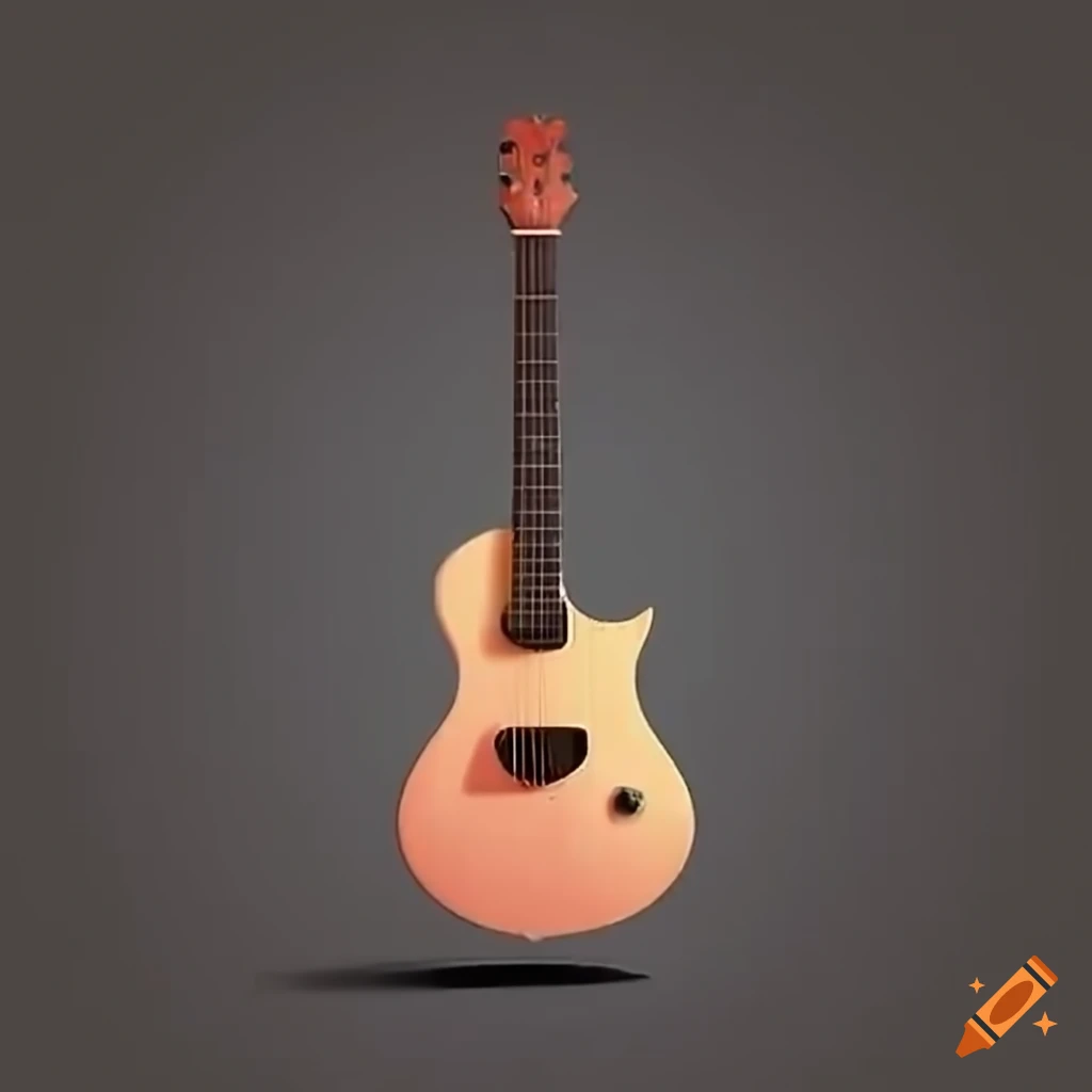 Cinematic simple guitar on Craiyon
